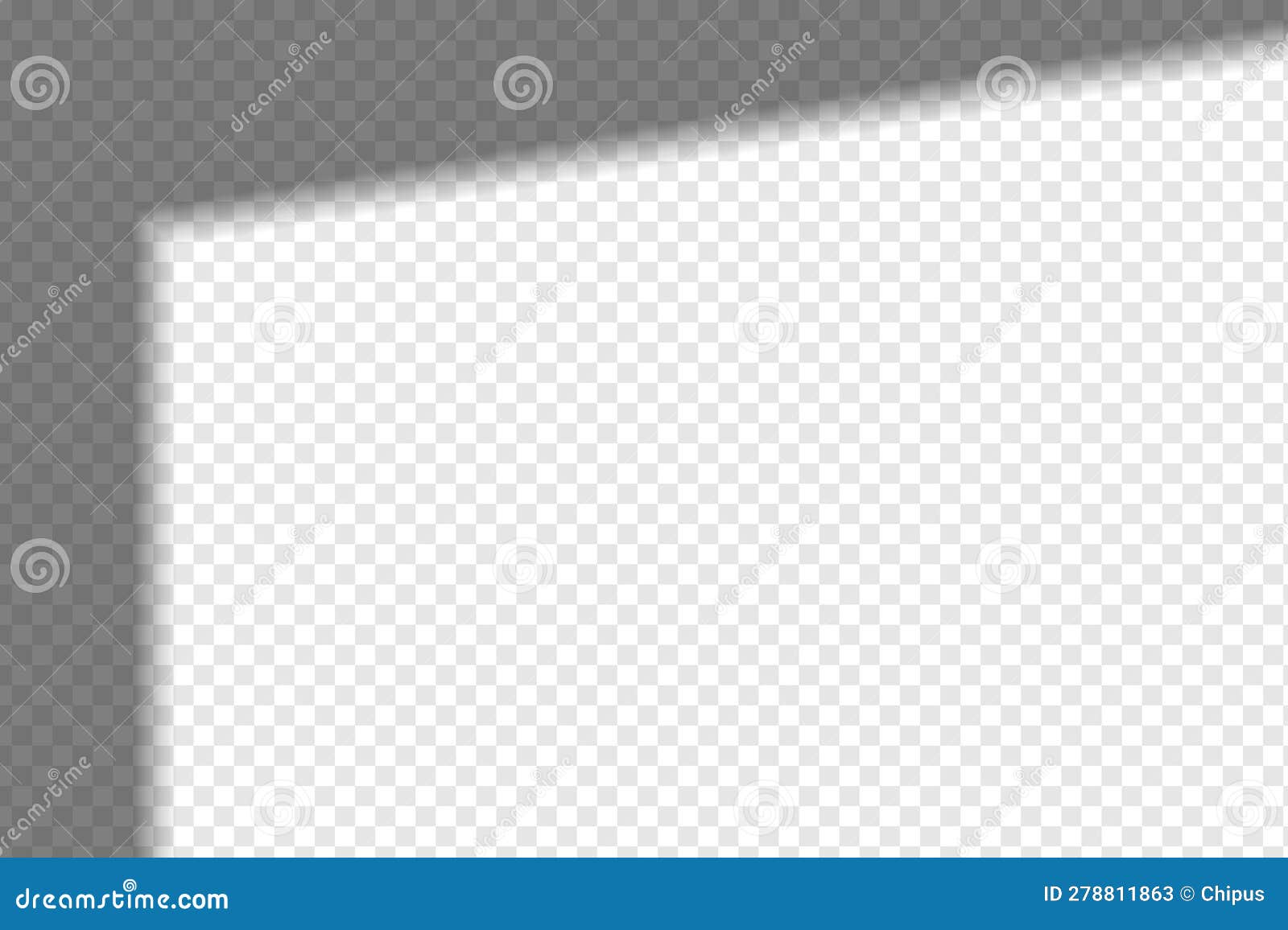 Shadow Overlay Effect. Soft Realistic Shadow. Vector Stock Vector ...