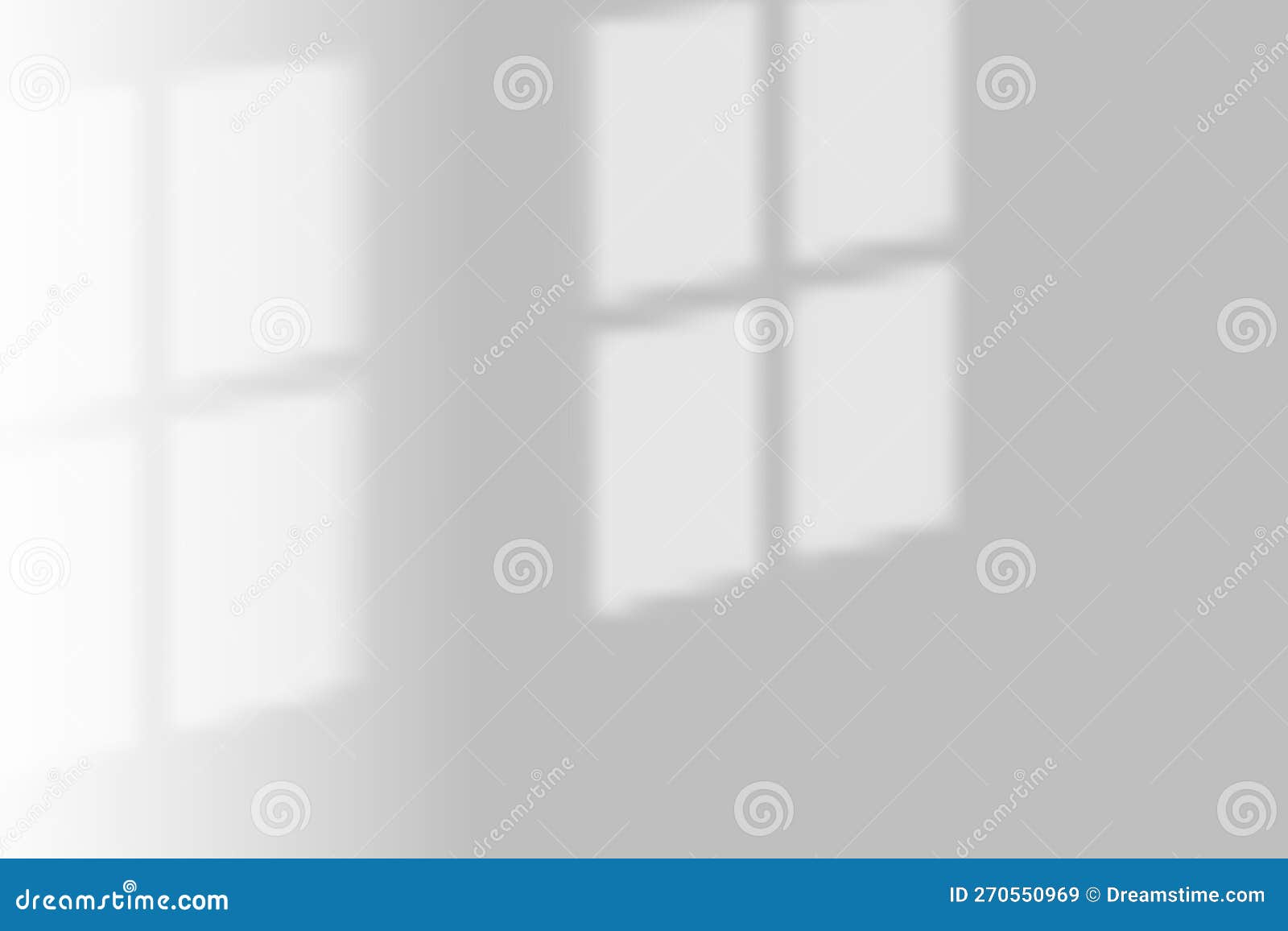 Shadow Overlay Effect. Window Natural Shadow Overlay Effect on White ...