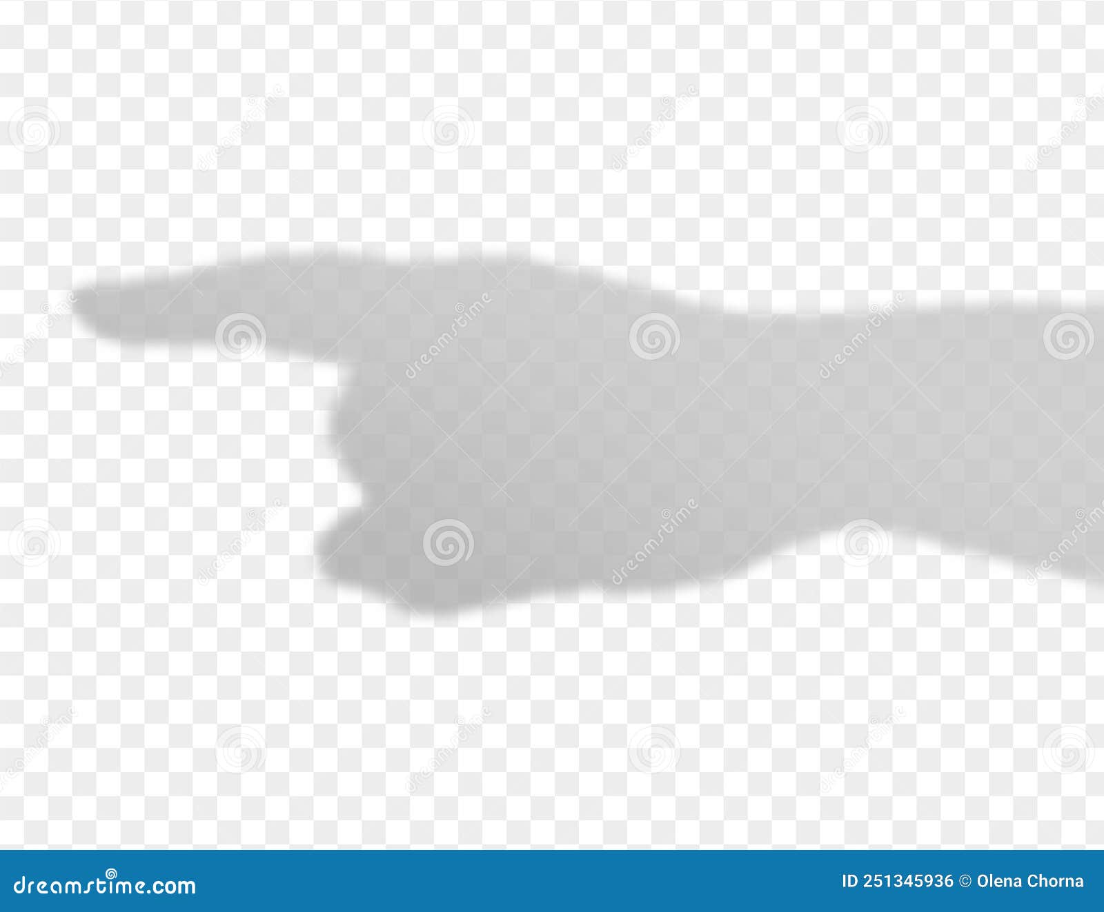 Shadow Overlay of Hand with Index Finger. Transparent Reflection of ...