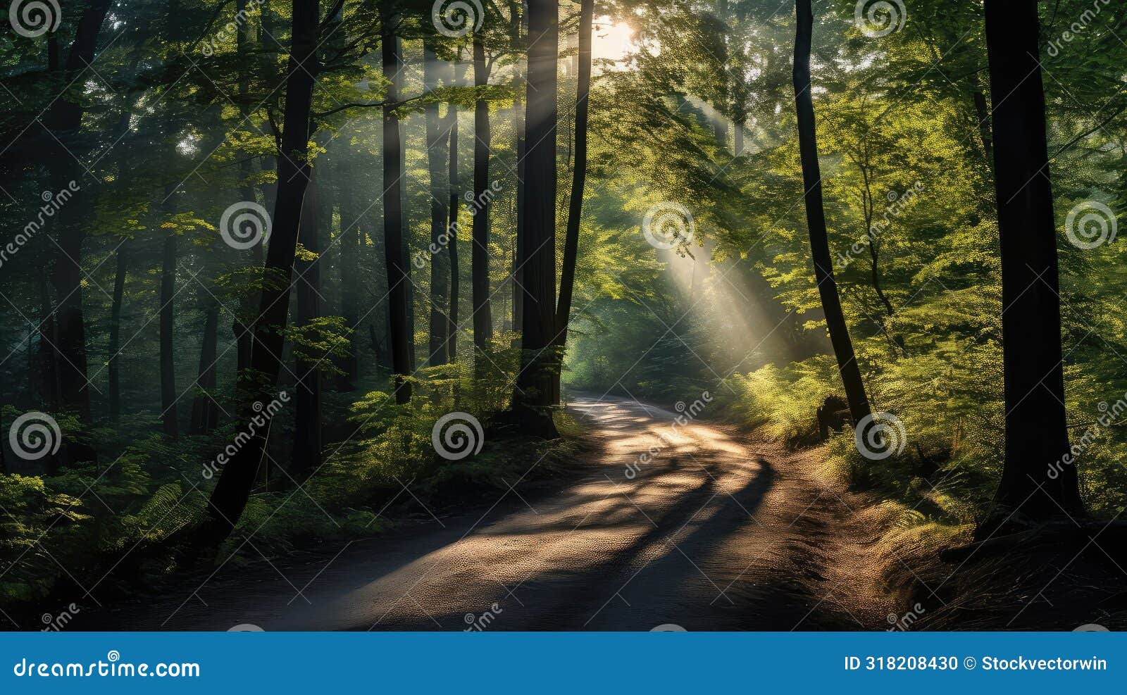 Shadow path to light stock photo. Image of tranquility - 318208430
