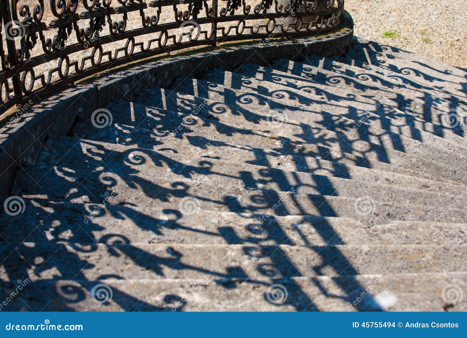Shadow Pattern, With Light And Shadow Casting On It. Stock Photo ...