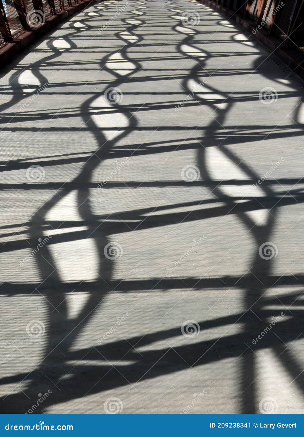 Shadow Patterns on Concrete Walkway Stock Image - Image of detail ...