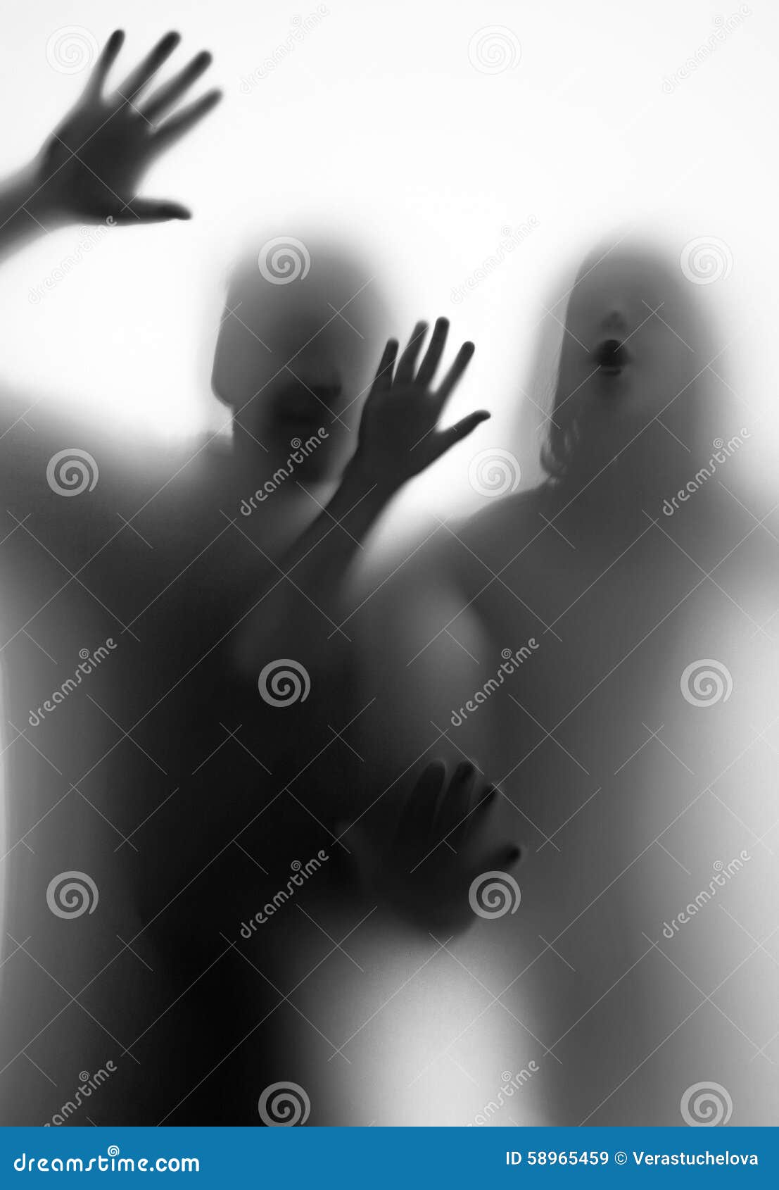Shadow of People Behind Transparent Paper Stock Image - Image of hody ...