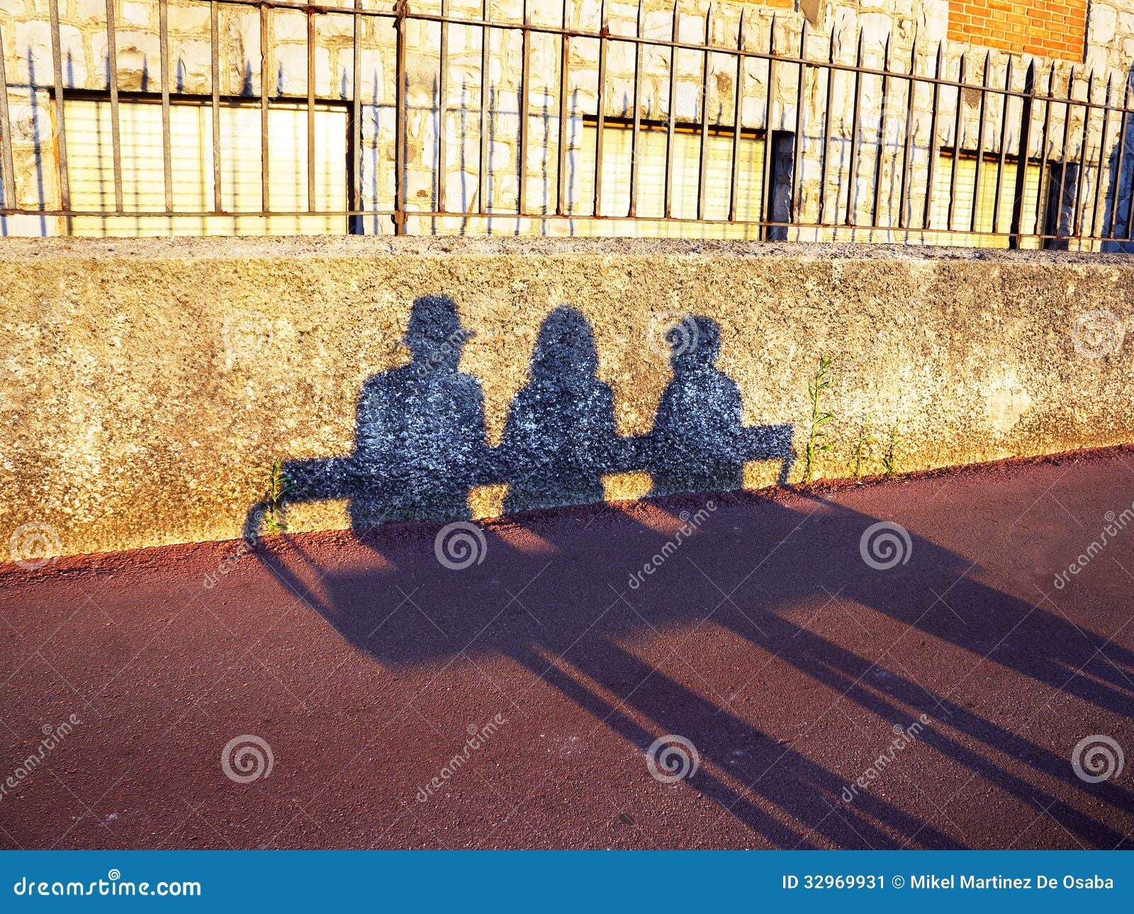 Shadow of people resting stock image. Image of relax - 32969931