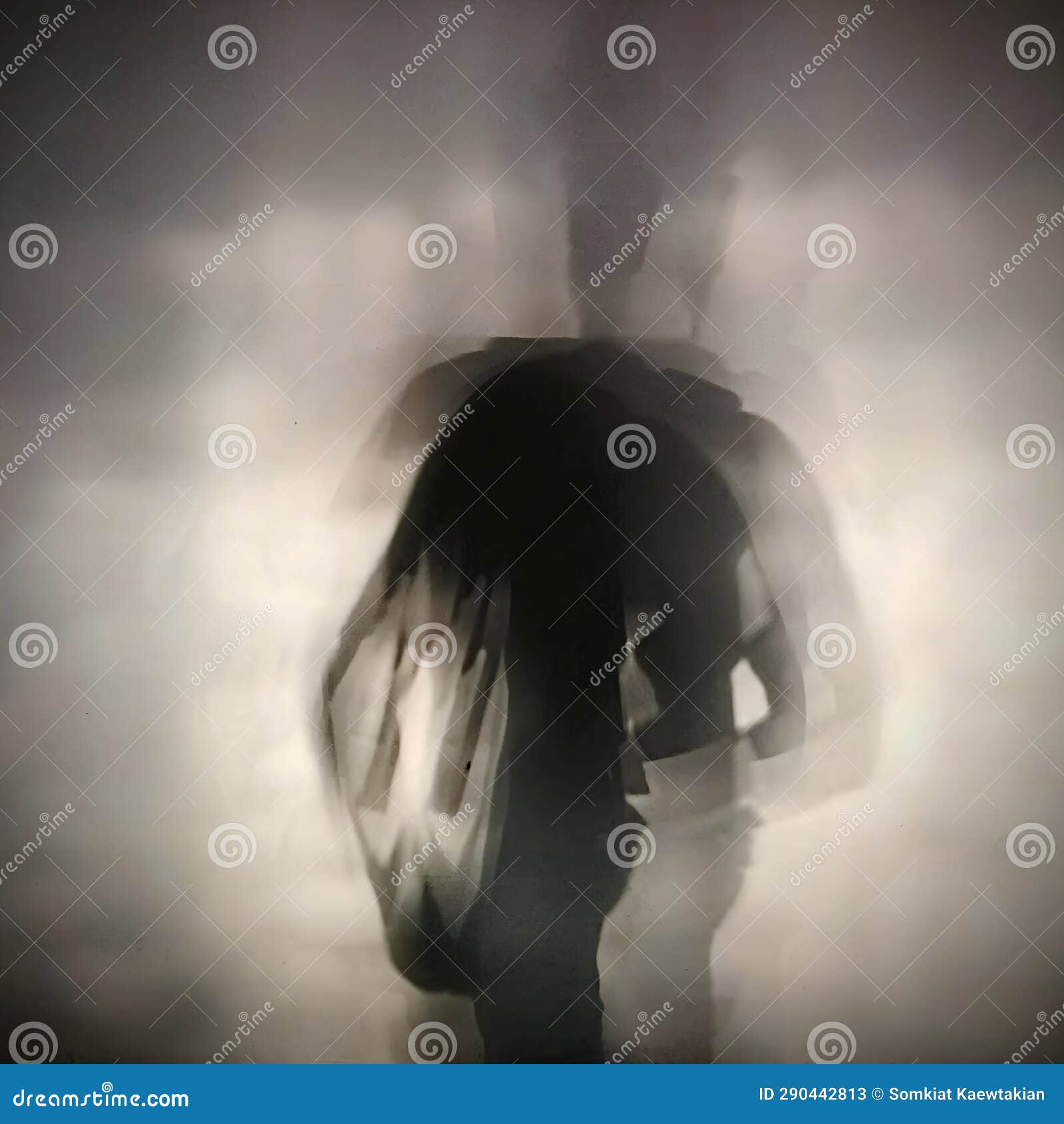 Shadow of a Person on the Wall Stock Image - Image of shadow, person ...