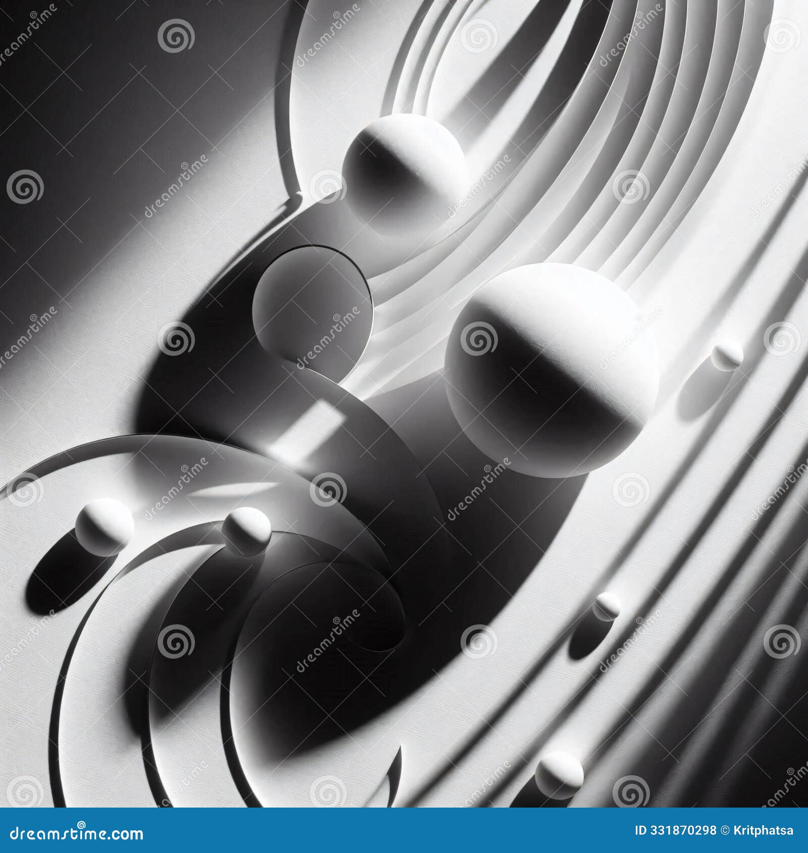 Shadow Play: Bright White Paper with Subtle Abstract Shadows Generator ...