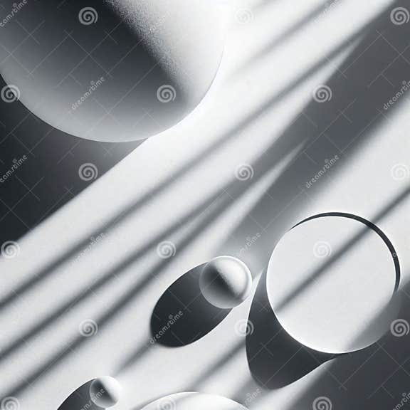 Shadow Play: Bright White Paper with Subtle Abstract Shadows Generator ...