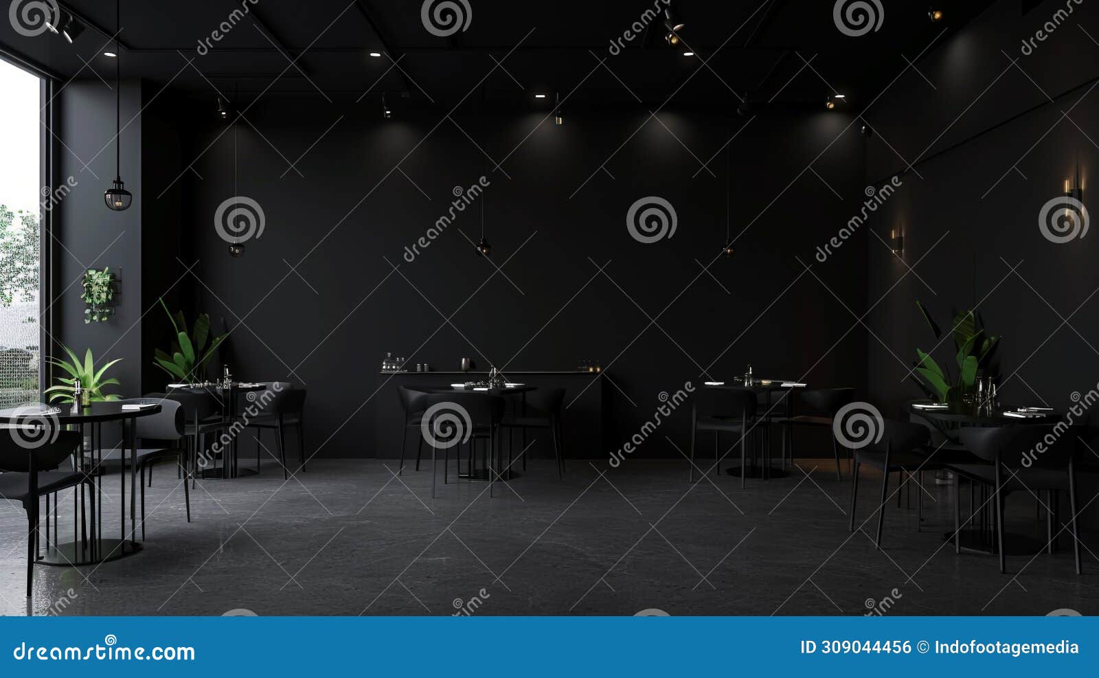 Shadow Play: Hyper Realistic Minimal Interior for a Dark Cantilevered ...