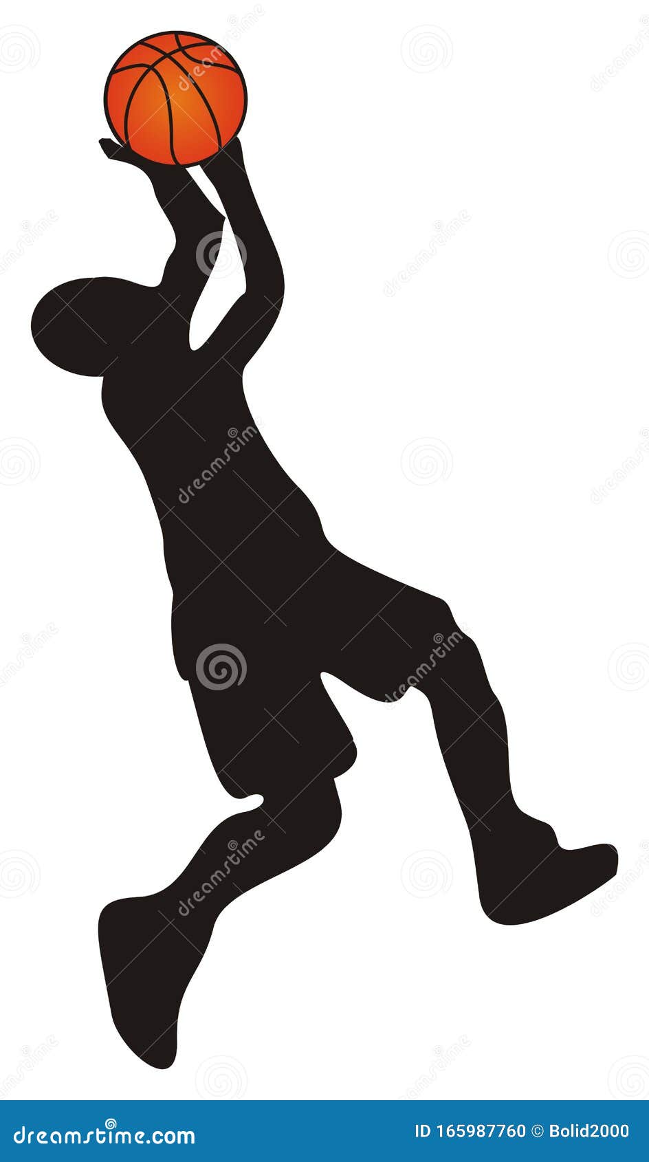 Shadow of player stock illustration. Illustration of court - 165987760