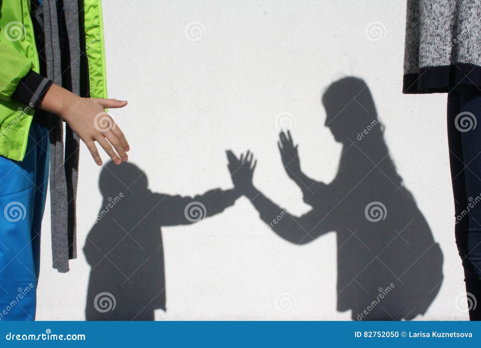 The Shadow of Playing Children Stock Photo - Image of shadow, shadows ...