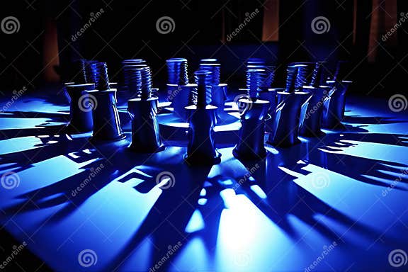 Shadow Playuse Edge Lighting To Create Dramatic Shadows on Elect Stock ...