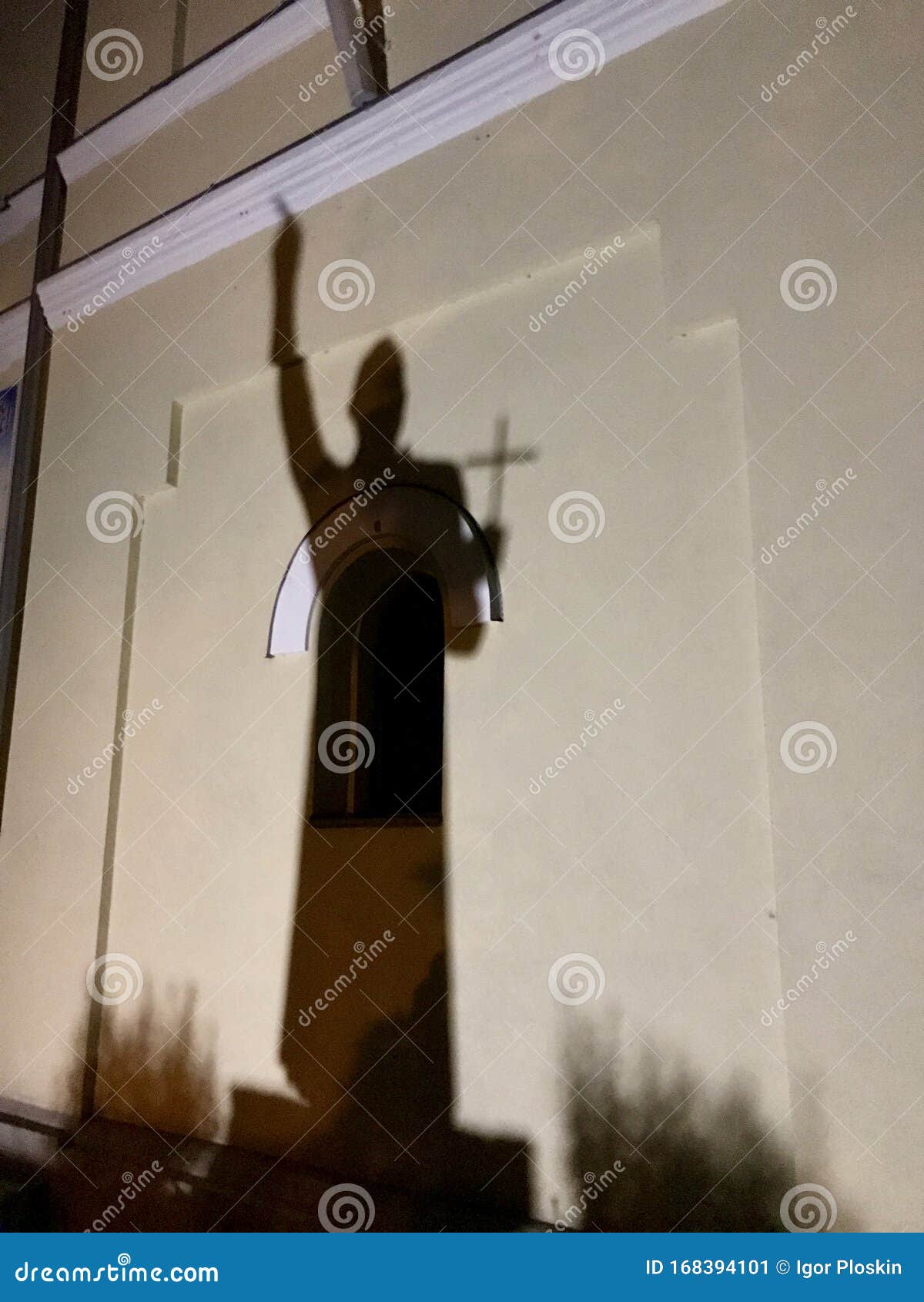 Shadow of the pope stock image. Image of outdoor, architecture - 168394101