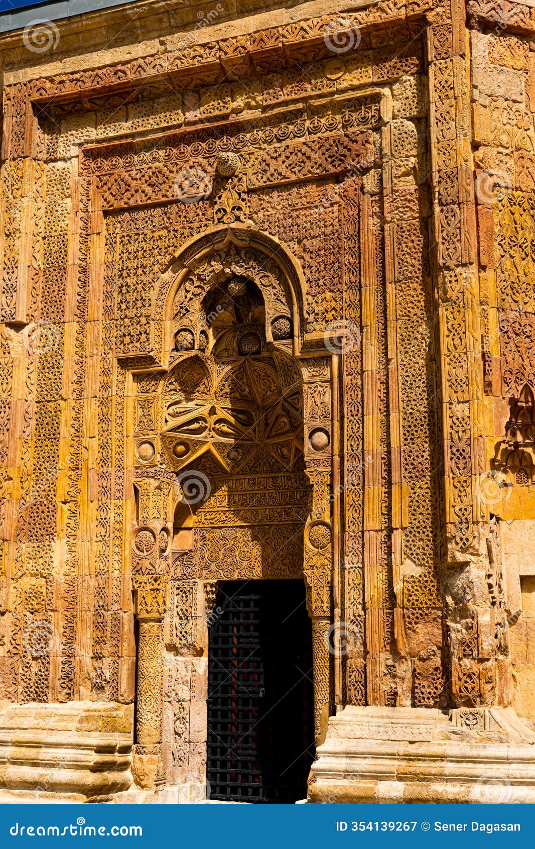 Gate Of Great Mosque Of Divrigi Or Divrigi Ulu Camii Royalty-Free Stock ...