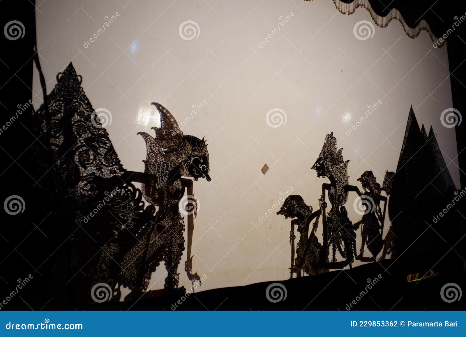 Shadow Puppet Figures on Screen Editorial Photography - Image of dark ...