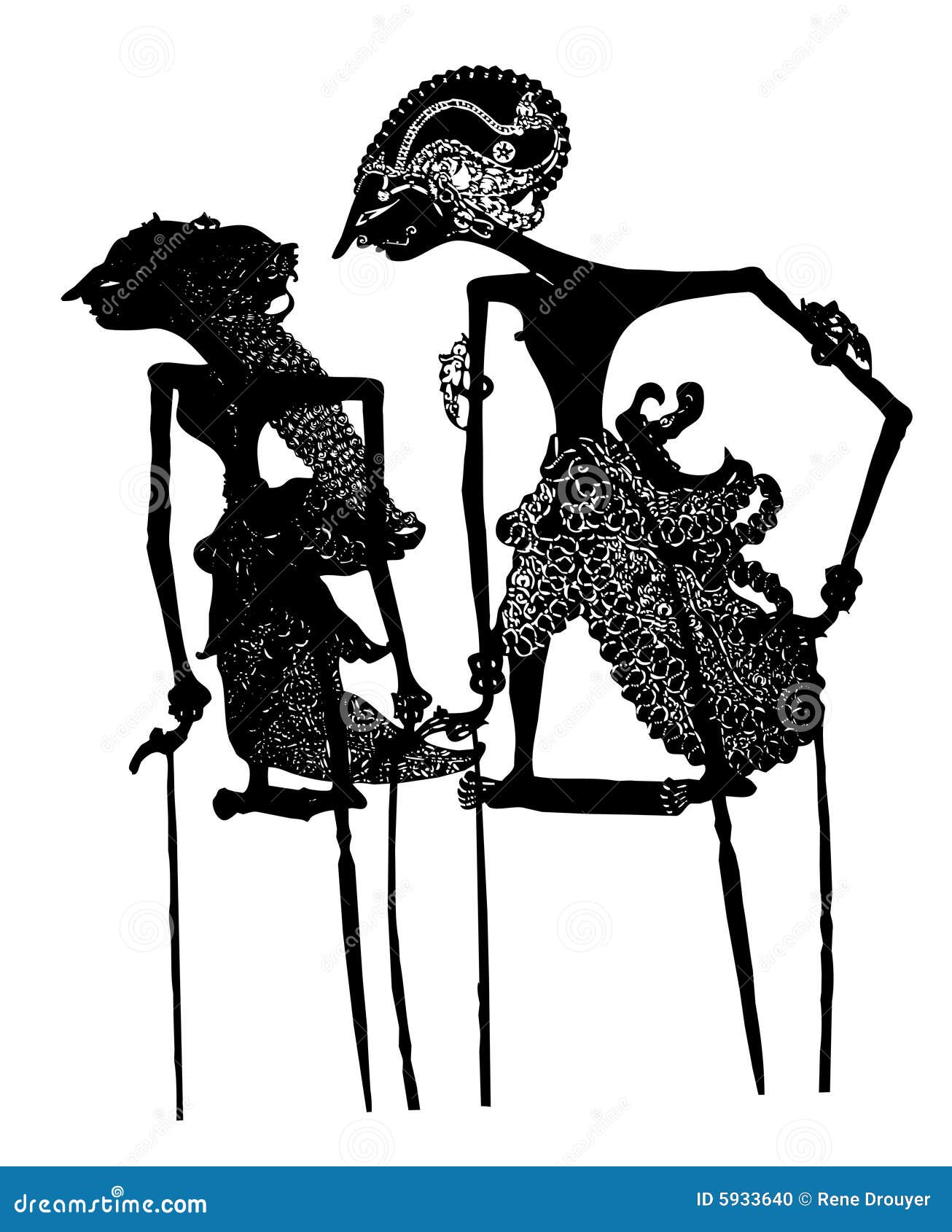 Shadow Puppet: Vector stock vector. Illustration of artistic - 5933640