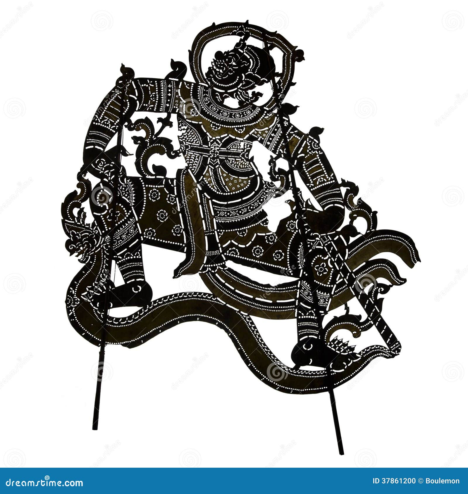 Shadow Puppets(Nang Talung) Vector Illustration | CartoonDealer.com ...