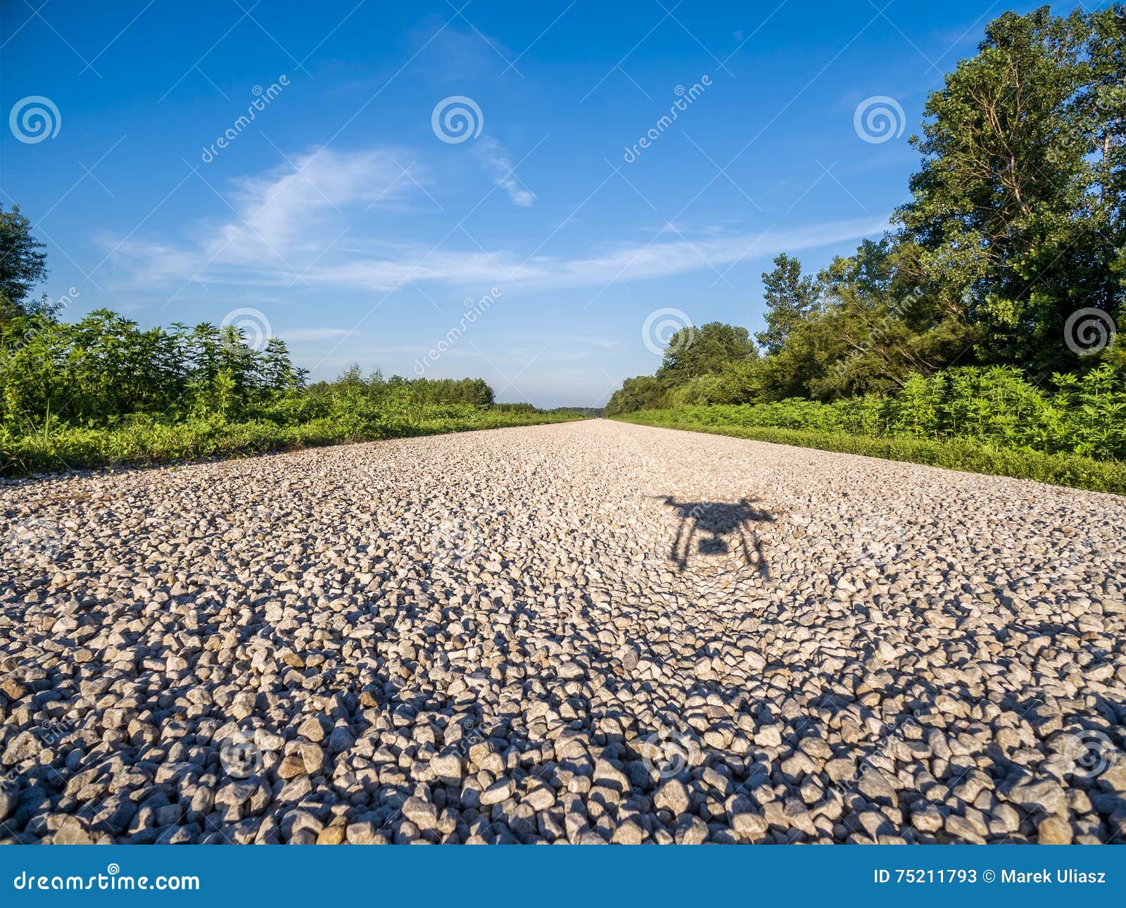 Shadow of Quadcopter Drone Flying Stock Image - Image of abstract ...