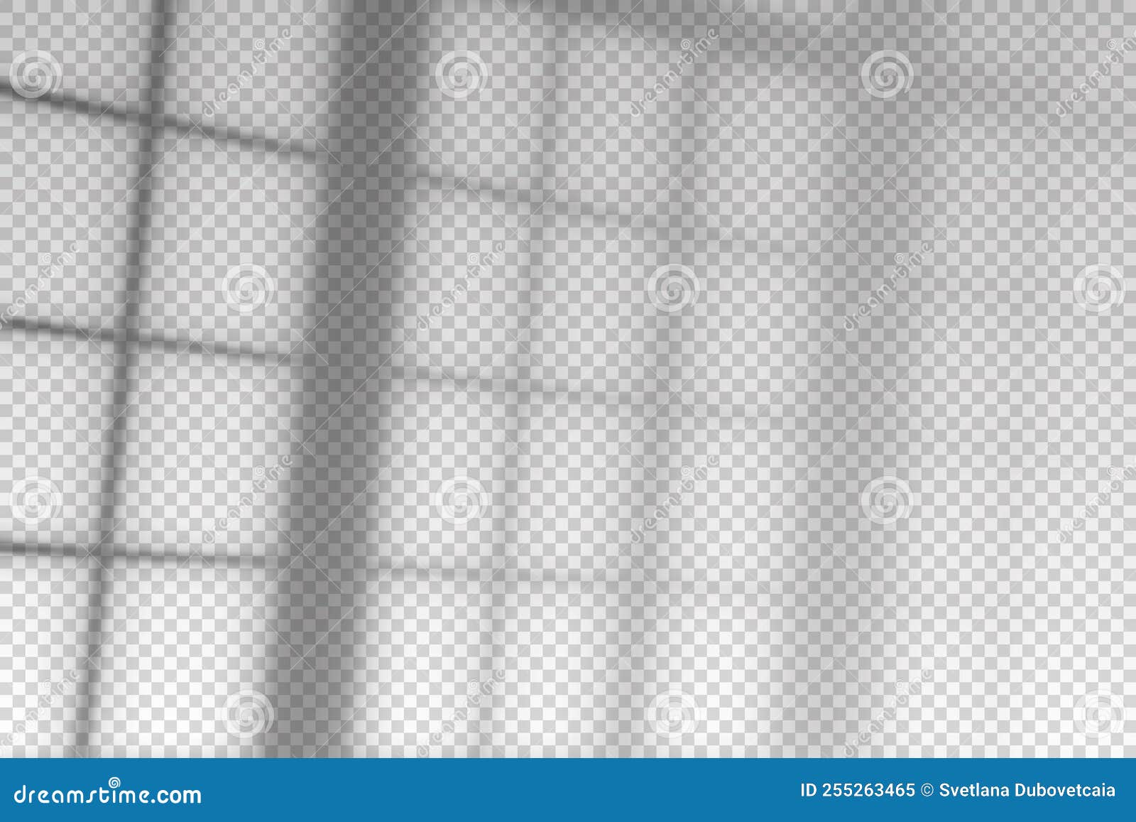 Shadow from Reflection Blind. Reflected Shades on Sun Light Window on ...