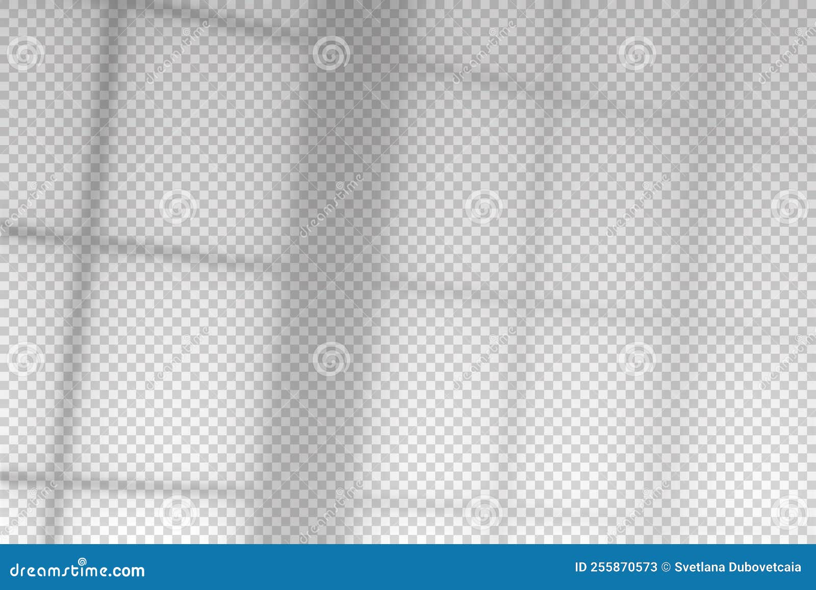 Shadow from Reflection Blind. Reflected Shades on Sun Light Window on ...