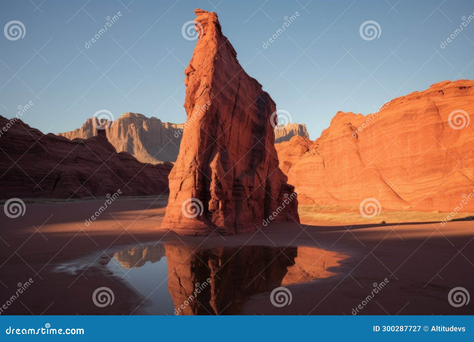 A Shadow of a Rock Formation Resembling a Dinosaur Stock Image - Image ...