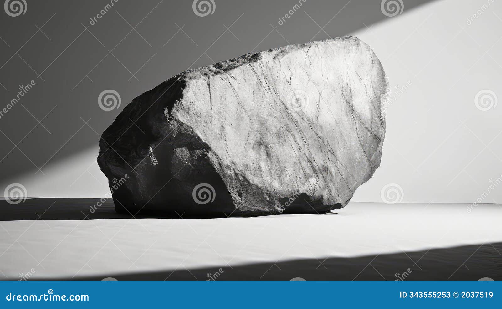 Shadow rocks on white stock illustration. Illustration of compositi ...