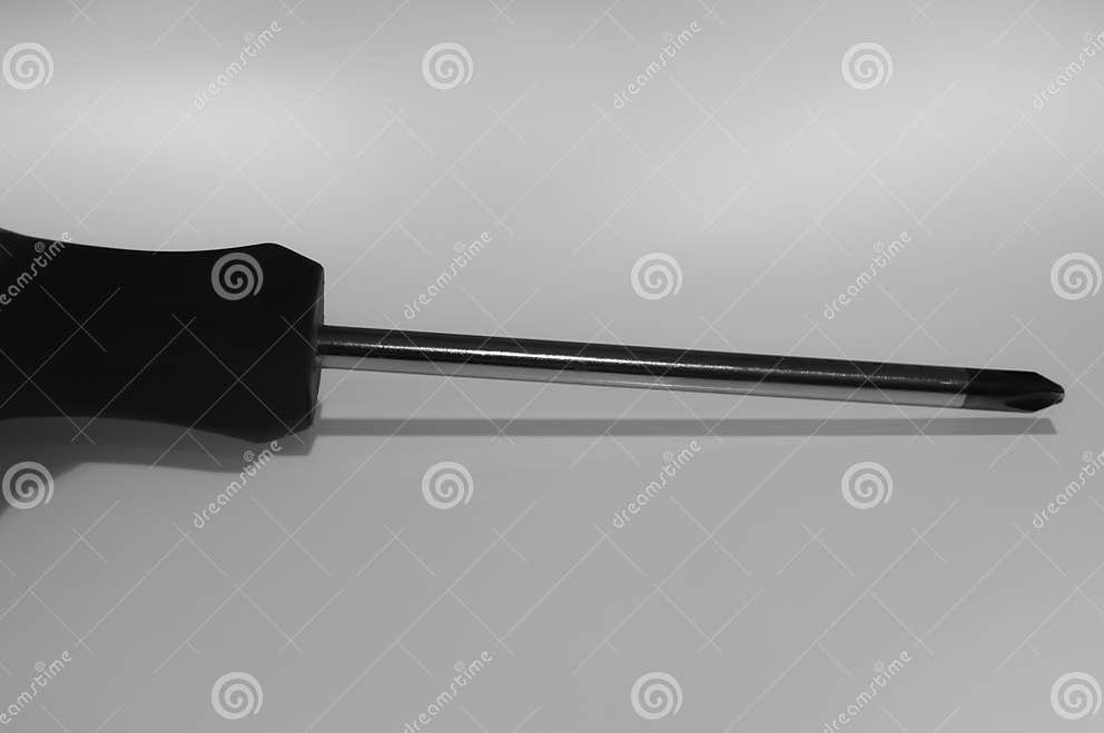 Shadow of a screwdriver stock photo. Image of white, light - 43450500