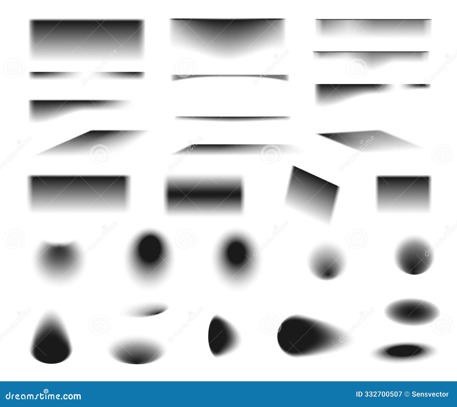 Shadow and Shade Created by Objects Stock Illustration - Illustration ...