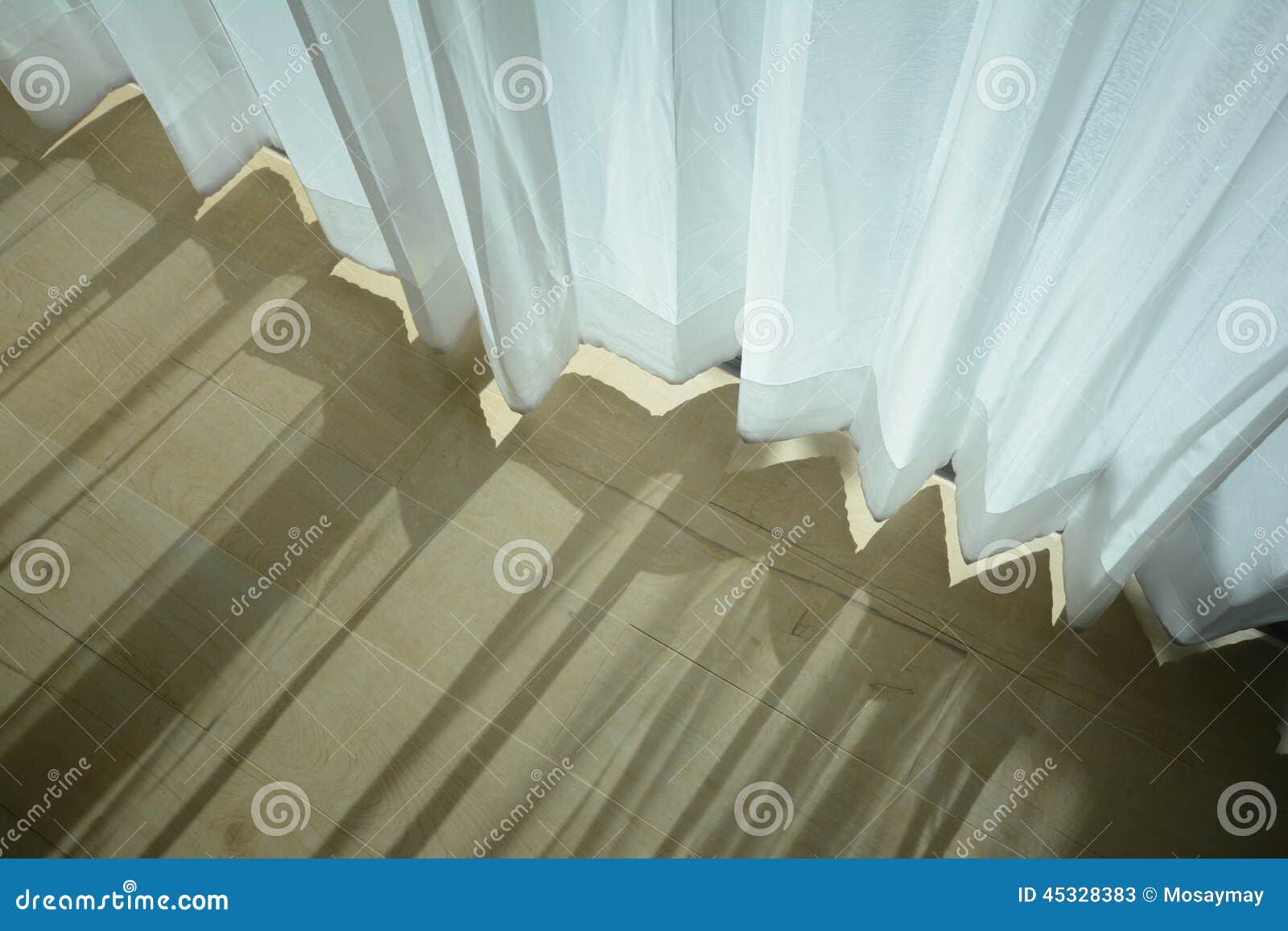 Sun Shining Through Curtains Stock Photo | CartoonDealer.com #41060886