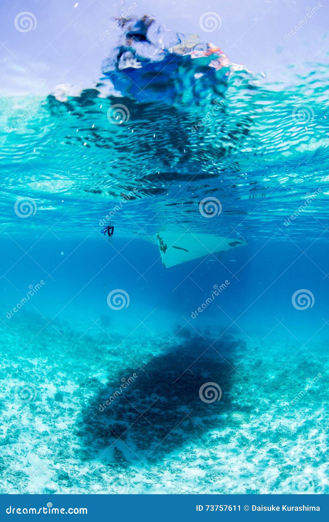 Shadow of the ship stock image. Image of silhouette, miyakojima - 73757611