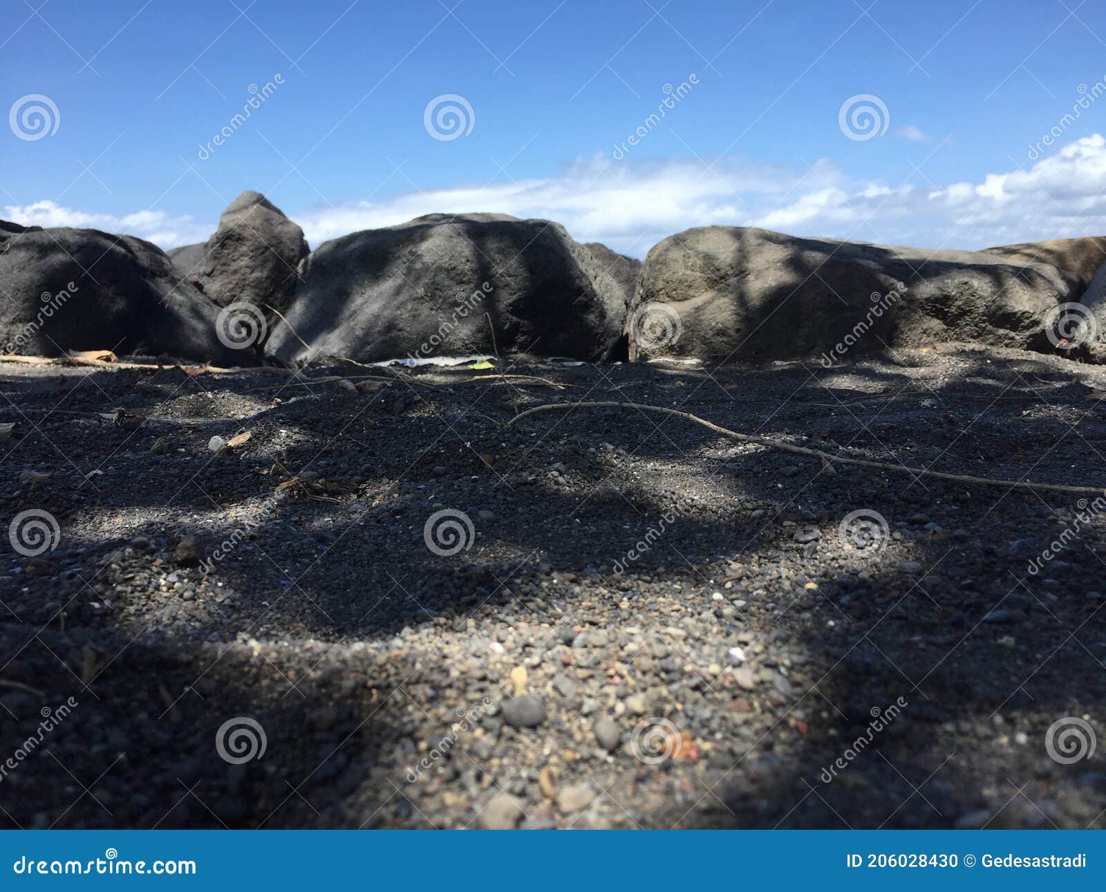 The Shadow between the Solid Rocks Stock Photo - Image of sand, shadow ...