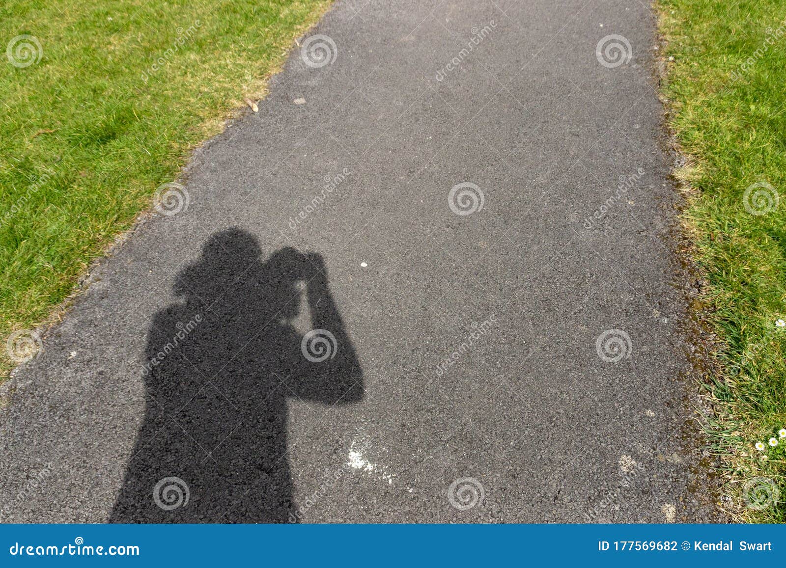 The shadow of someone stock photo. Image of photographer - 177569682