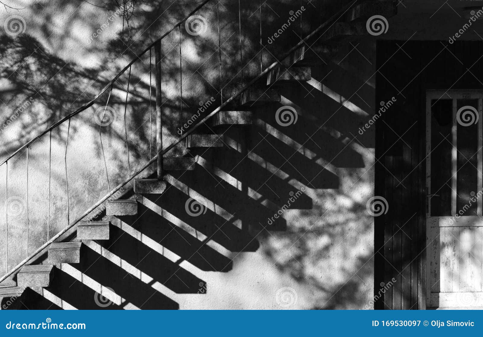 Zig Zag Shadow In The Stairs Royalty-Free Stock Image | CartoonDealer ...