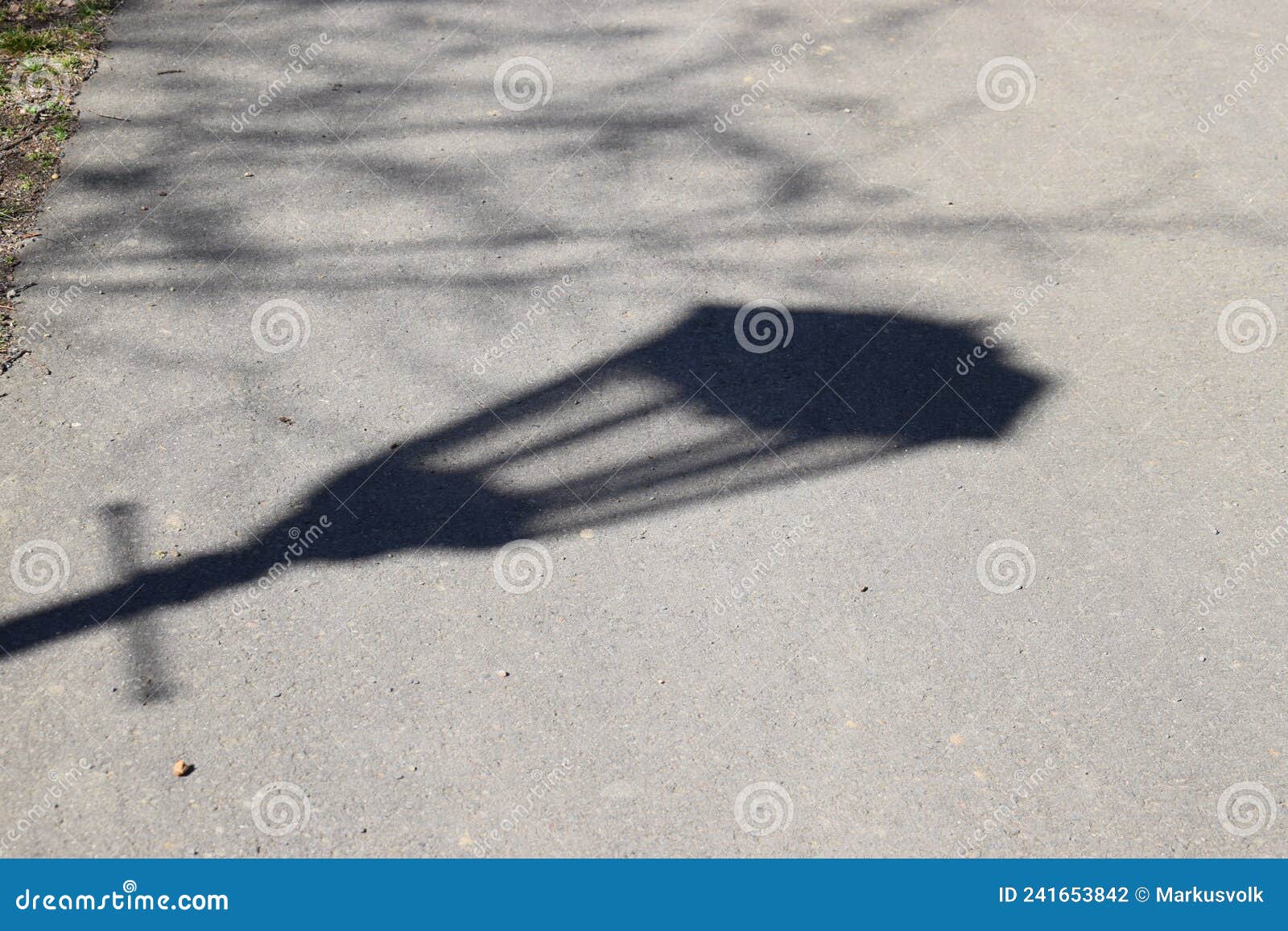 Shadow of a street light stock photo. Image of white - 241653842