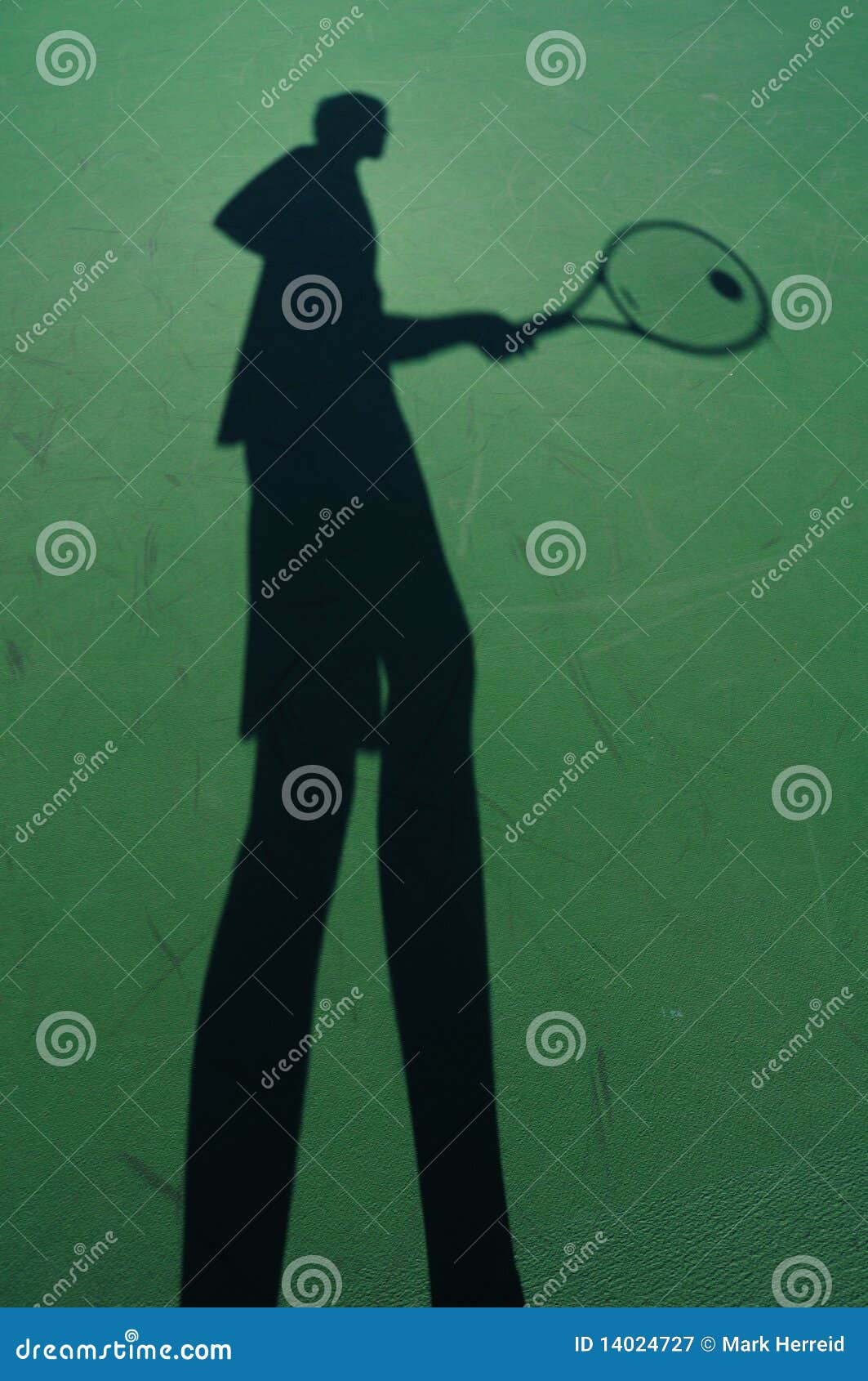 Shadow of Tennis Player stock image. Image of evening - 14024727