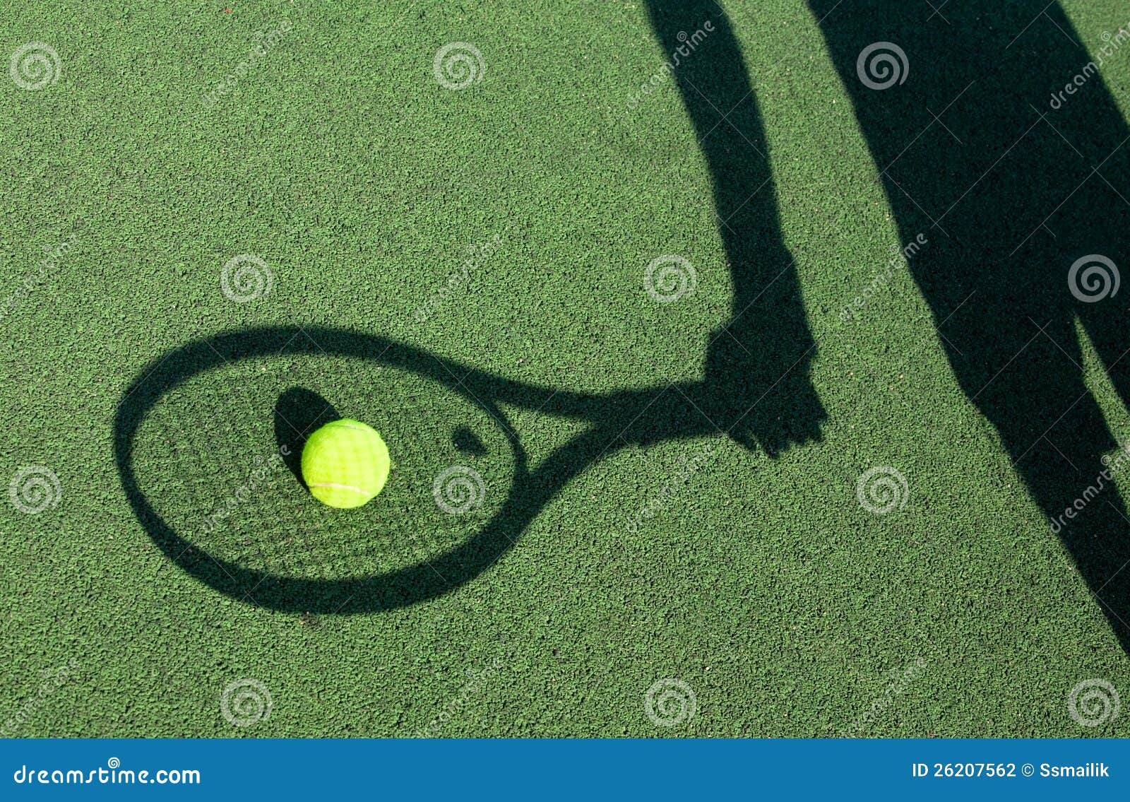 Shadow of a tennis player stock photo. Image of exercise - 26207562