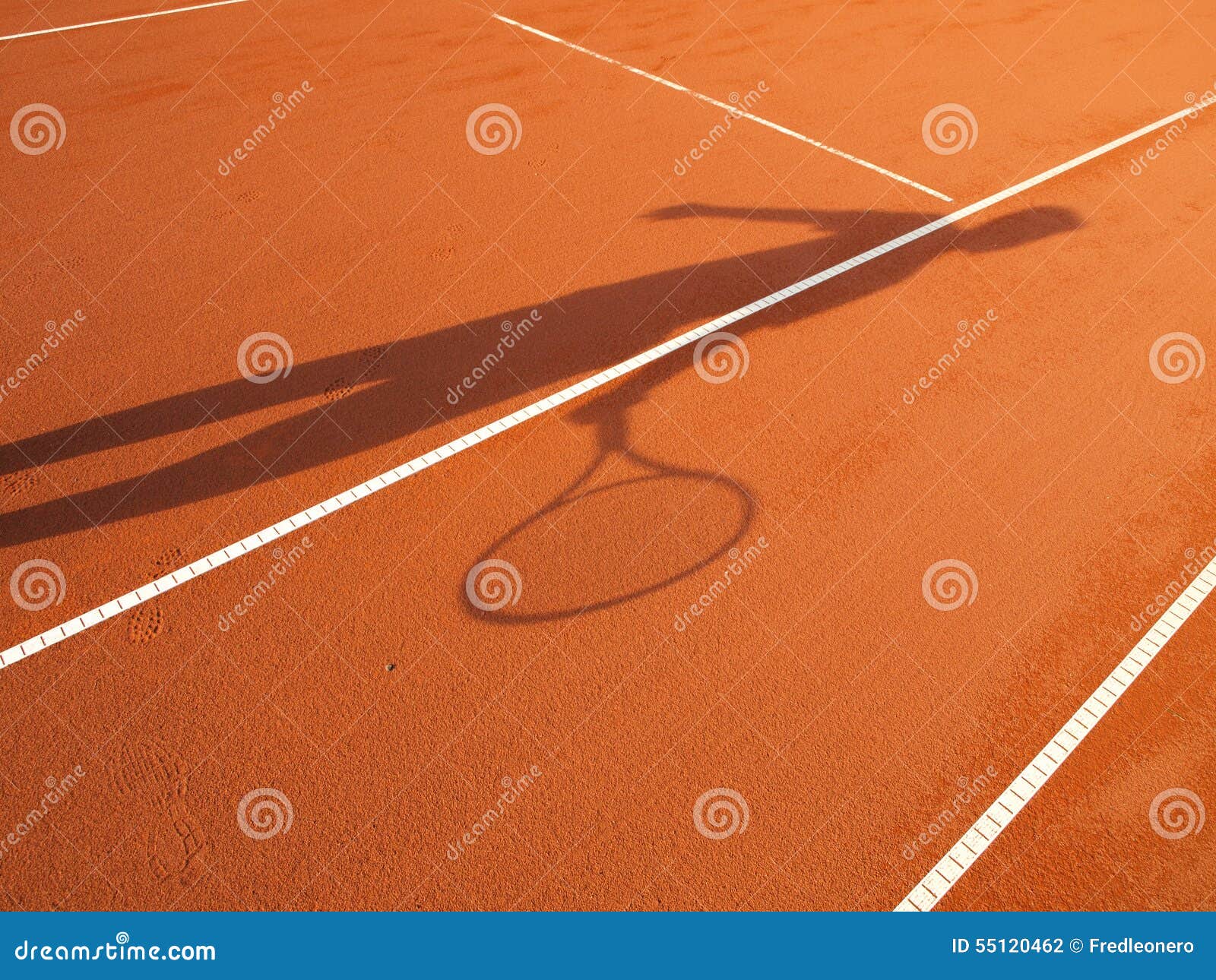 Shadow of a tennis player stock photo. Image of activity - 55120462