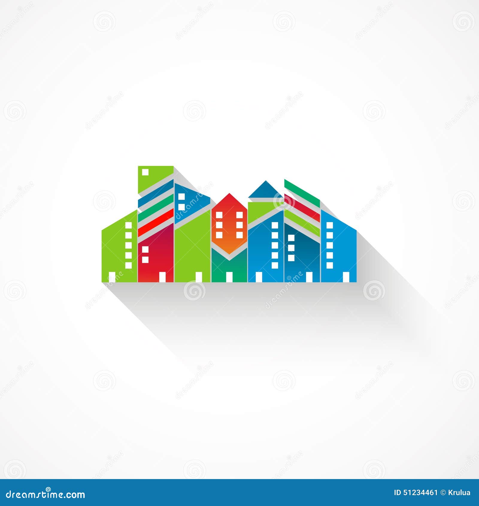 Shadow Theme City Background Stock Vector - Illustration of design ...