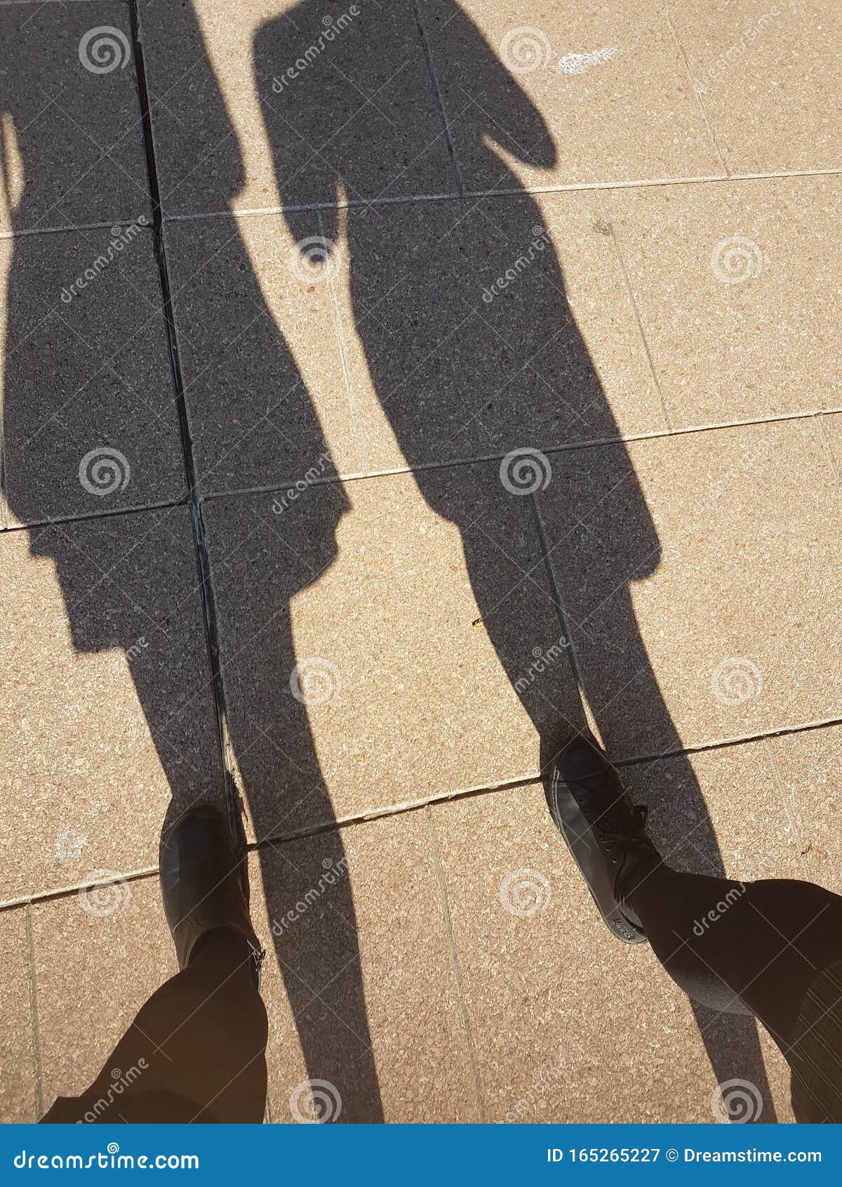 Shadow stock image. Image of shadows, walking, contrast - 165265227