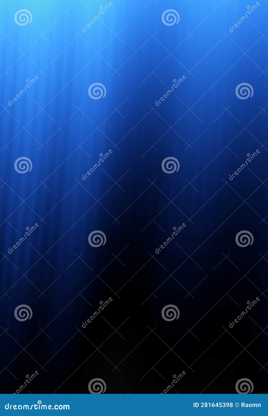 Shadow on the Wall Blue Color Art Banner Stock Illustration ...