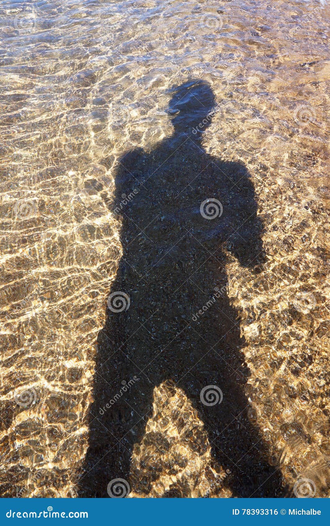 Shadow on the water stock photo. Image of sand, flooded - 78393316