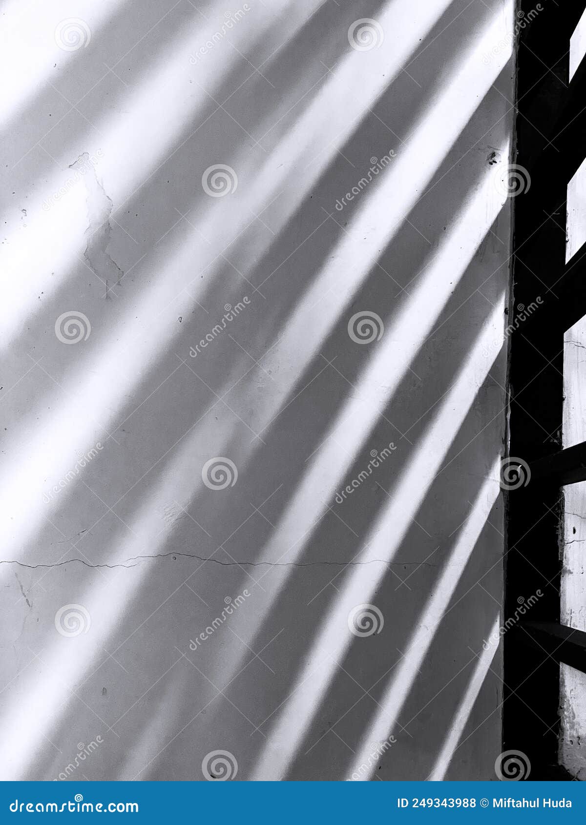 Shadow on the white wall. stock photo. Image of surface - 249343988