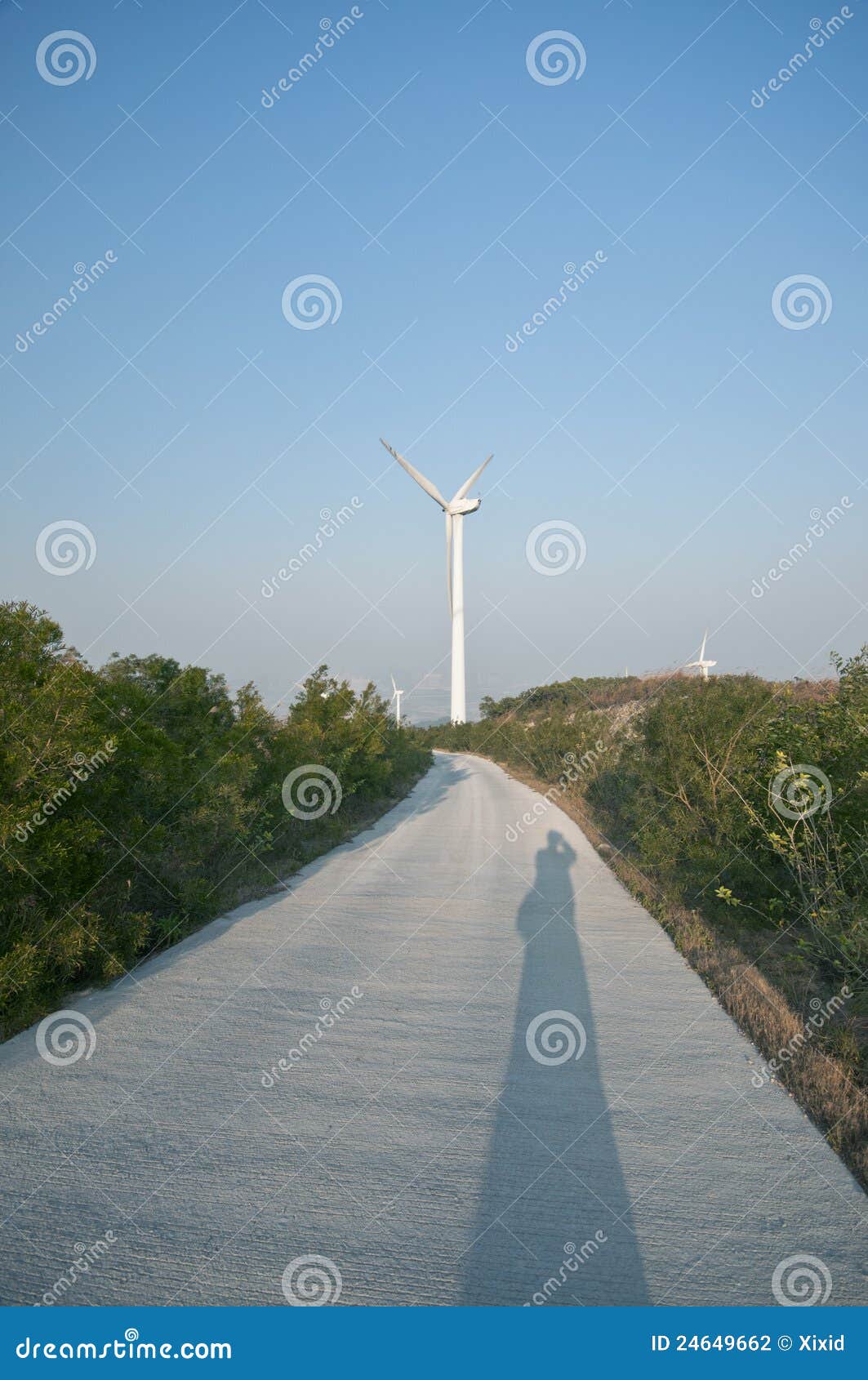Shadow and windmill stock photo. Image of blue, green - 24649662