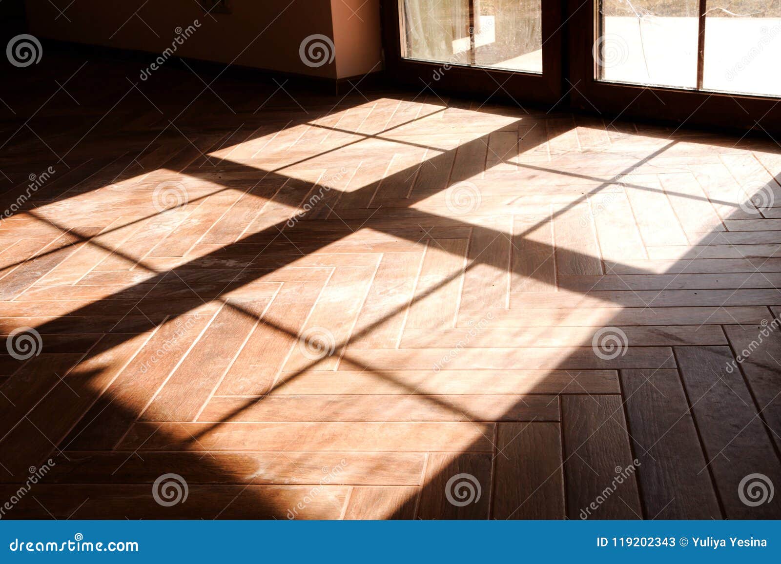 Shadow from the Window on the Floor Stock Image - Image of closeup ...