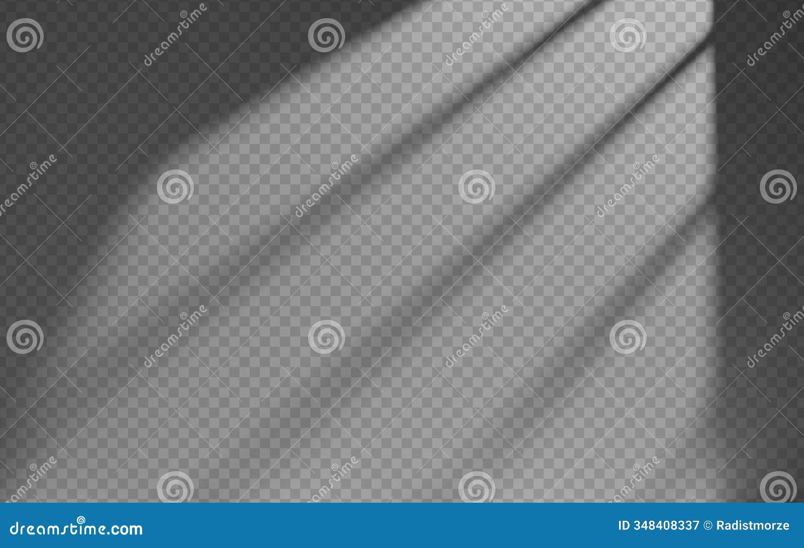 Shadow From Window And Plants, Overlay Effect. Realistic Gray Shadow On ...
