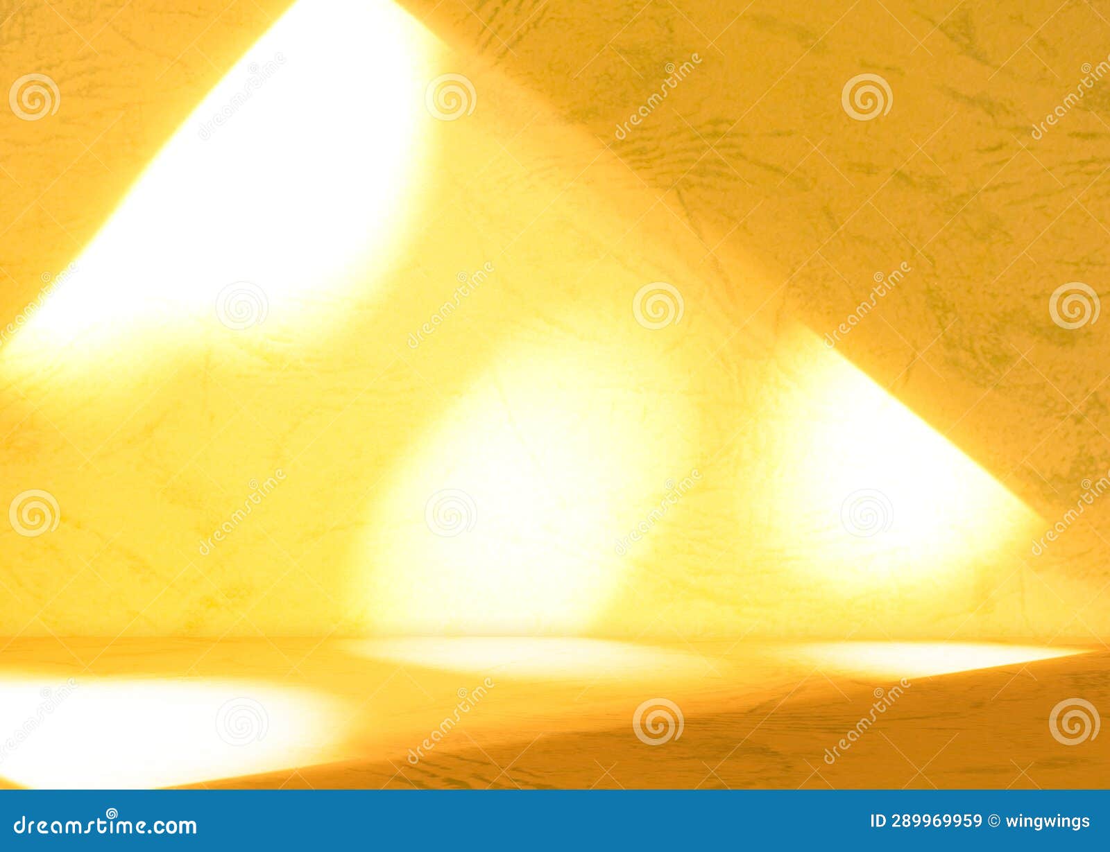 Shadow Yellow Background Studio Solid Color Wall Table Product Summert ...