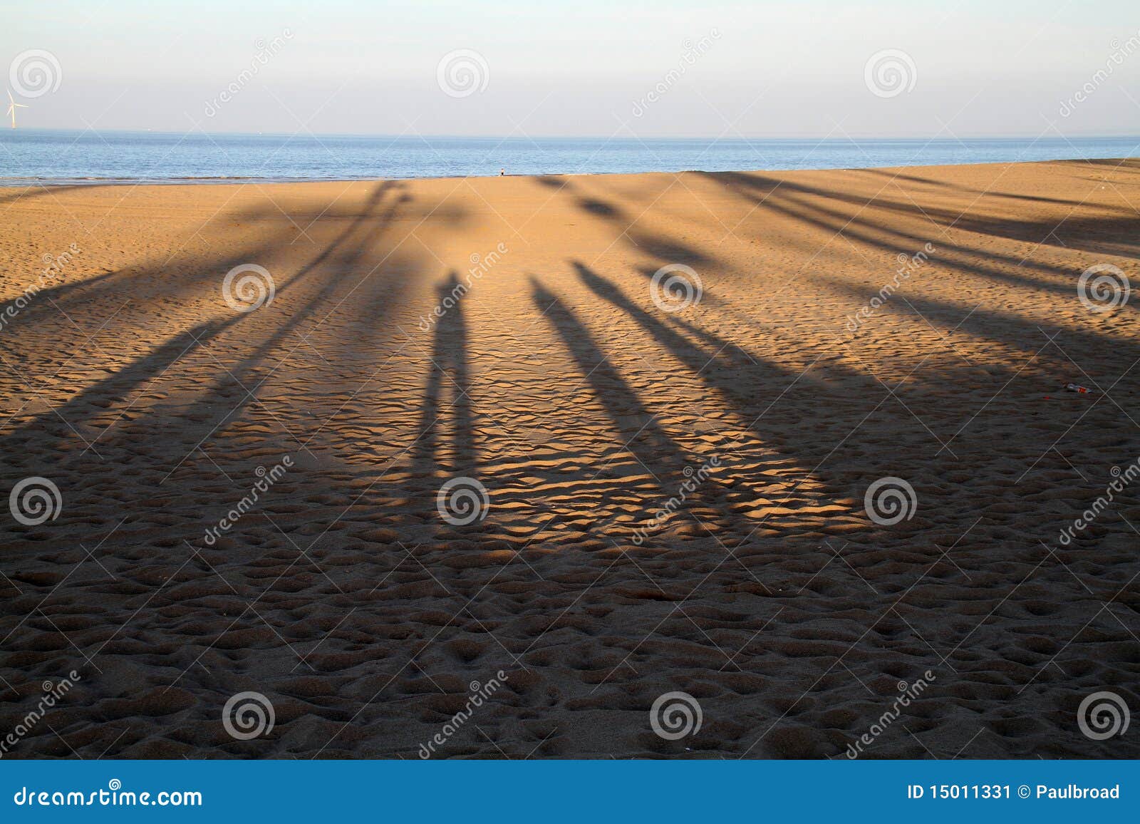 Shadows stock image. Image of evening, long, beach, resort - 15011331