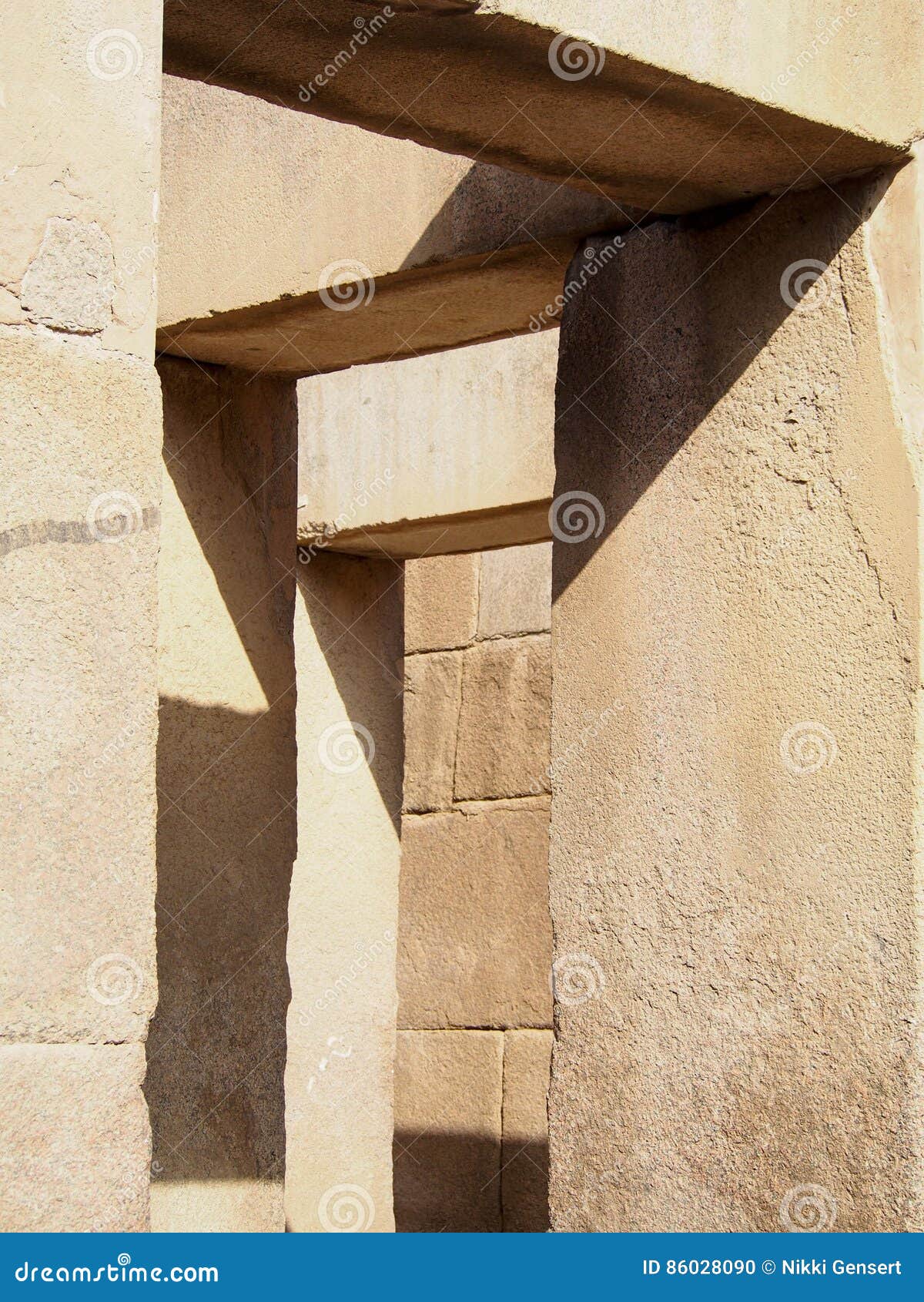Shadows at Ancient Ruins in Giza Stock Photo - Image of shadows ...