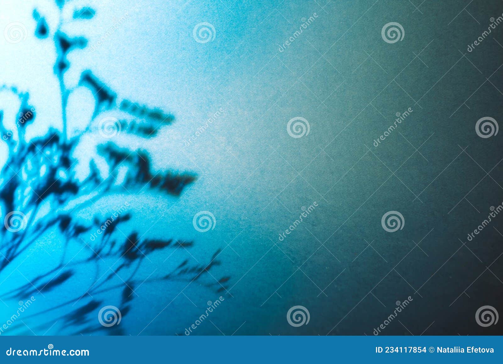 Shadows on a Blue Background Stock Photo - Image of effect, pattern ...