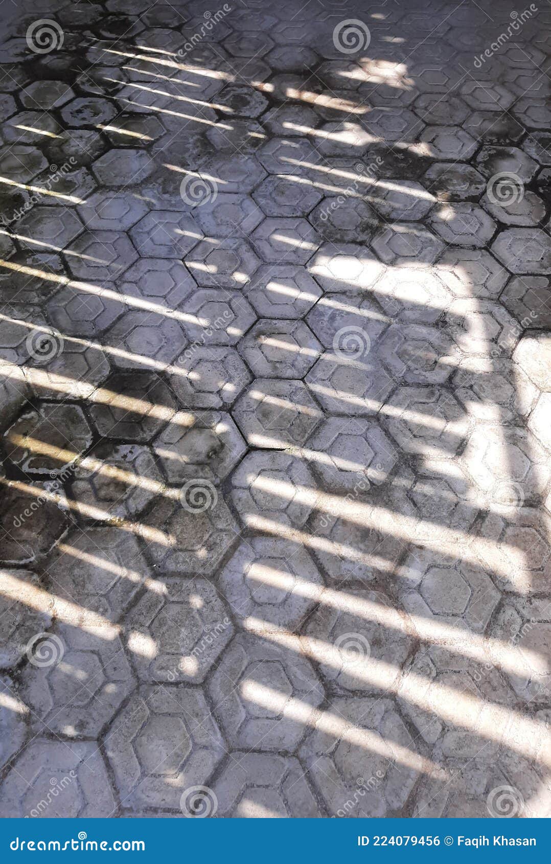 Shadows on bricks stock photo. Image of tarmac, brick - 224079456