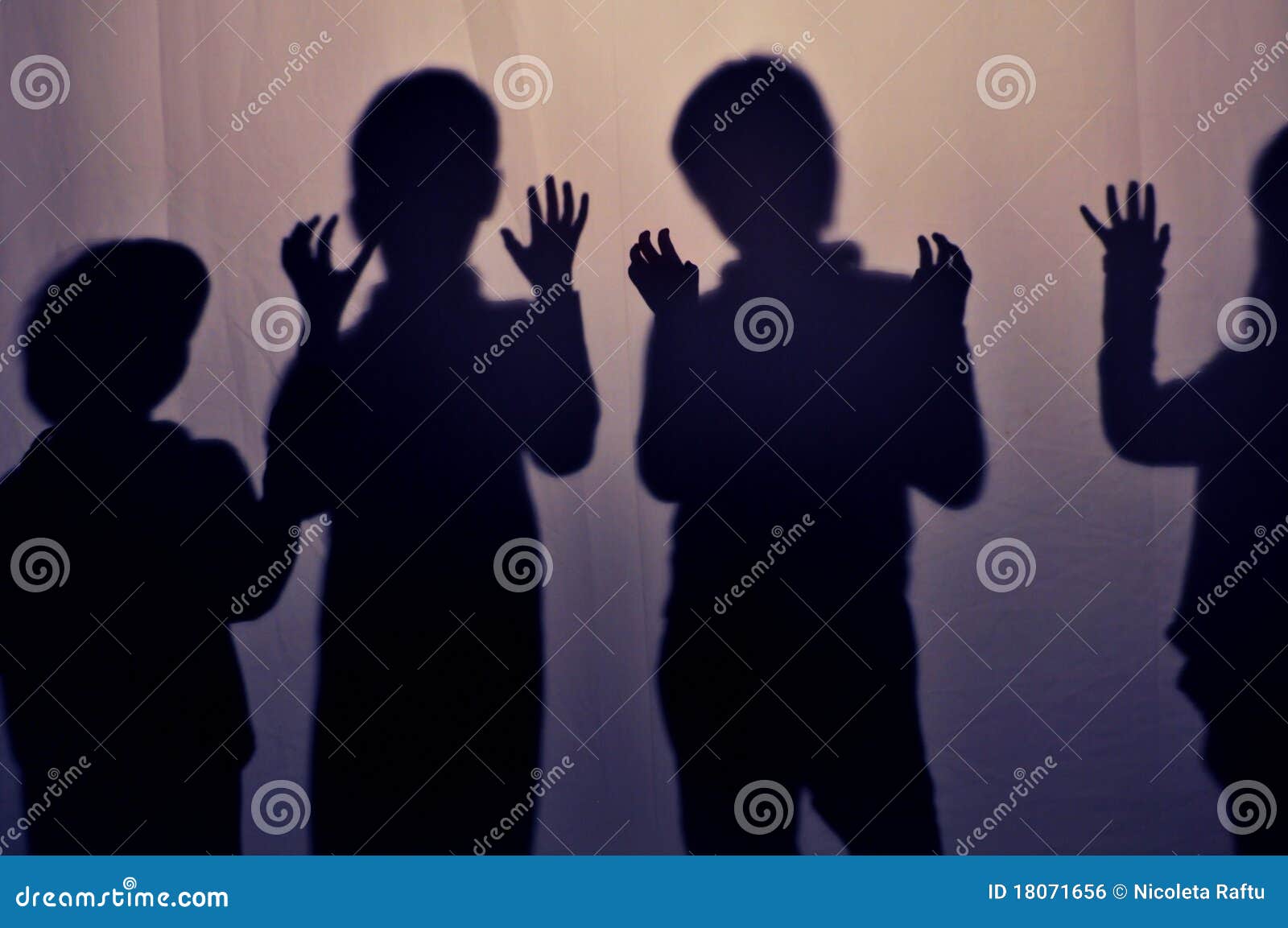 Shadows of children stock photo. Image of little, shadows - 18071656